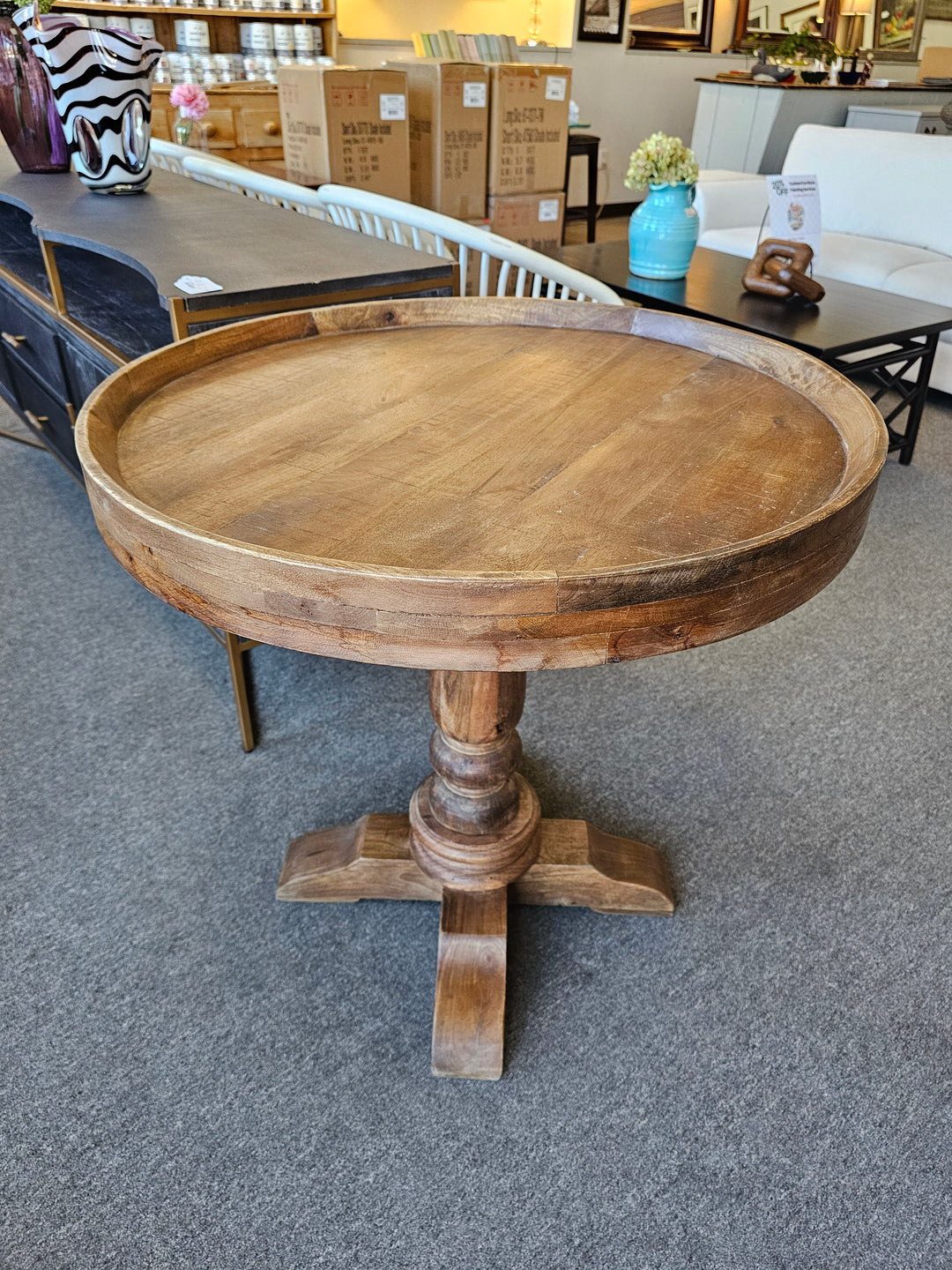 30 inch round accent table store